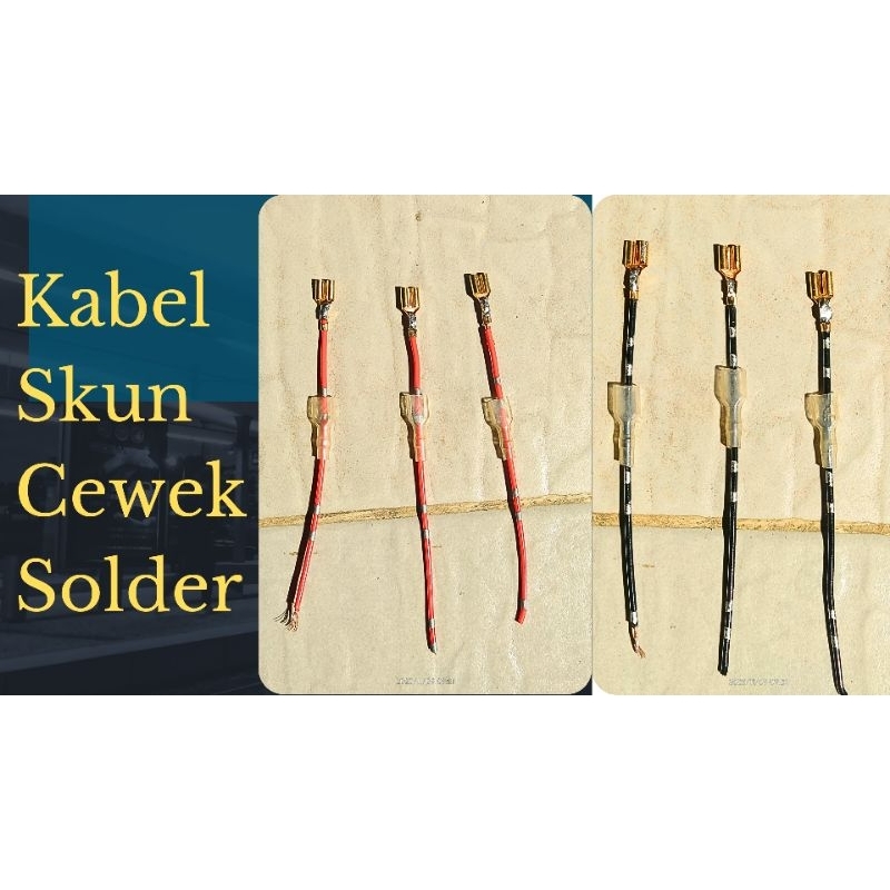 Jual KABEL SKUN KONEKTOR GEPENG CEWEK PATRIAN /PIKTING CEWEK/ SKUN ...