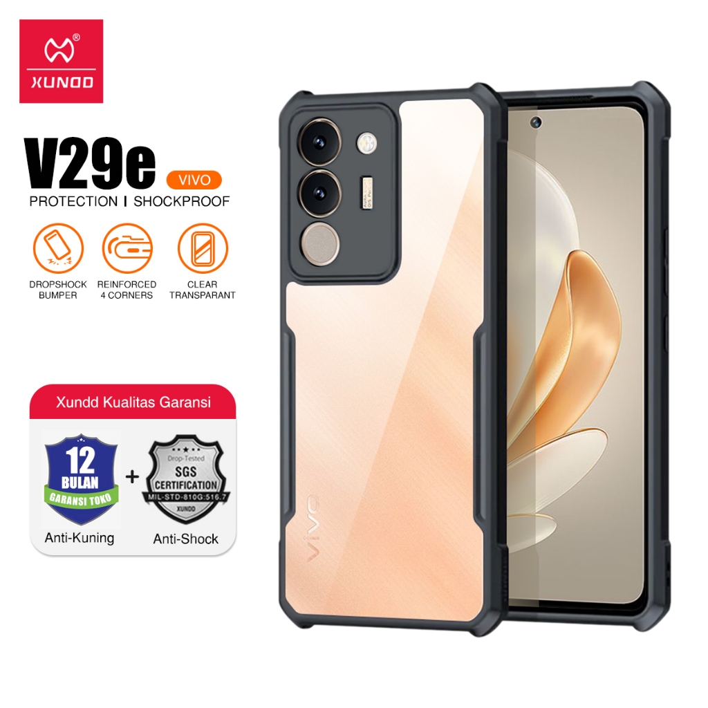 Jual XUNDD Case Untuk vivo V29e 6.67 inch Case Shockproof Slim ...