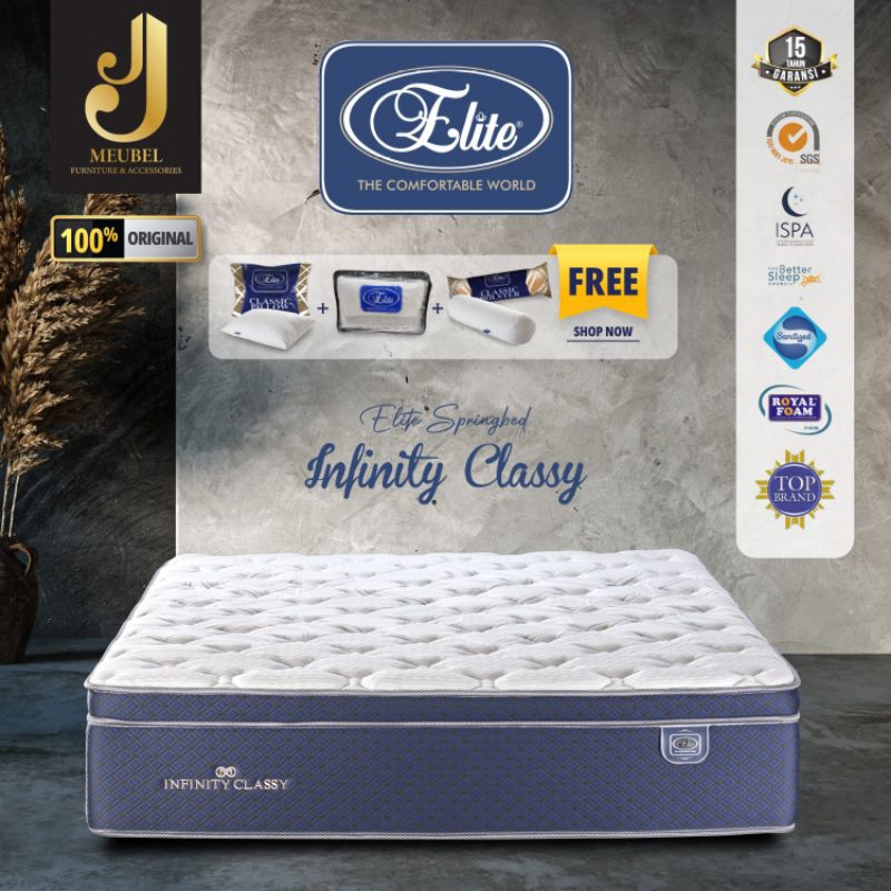 Jual Infinity Classy Elite Springbed ( Mattrass Only ) | Shopee Indonesia