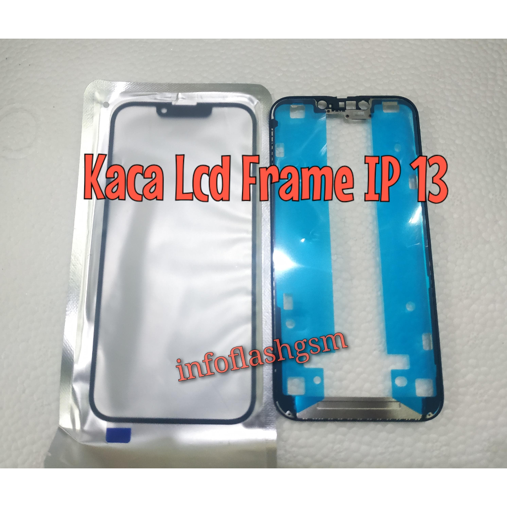 Jual Kaca Lcd Plus Frame IP IPH iPhon 13 Pro Max Mini | Shopee Indonesia