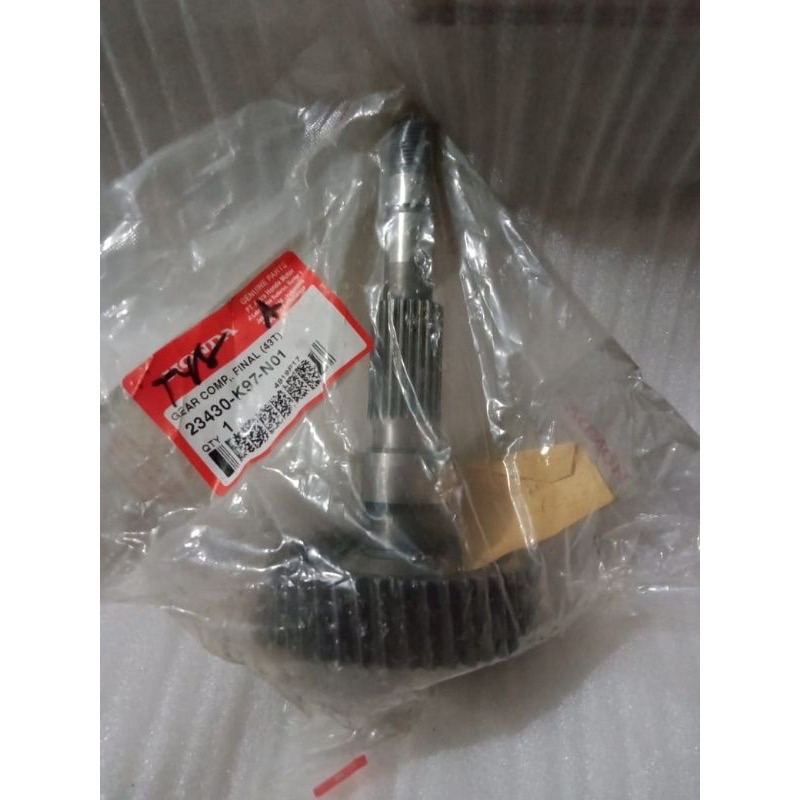 Jual AS RODA BELAKANG GEAR COMP FINAL 43T PCX 150 K97 AS RASIO RODA ...