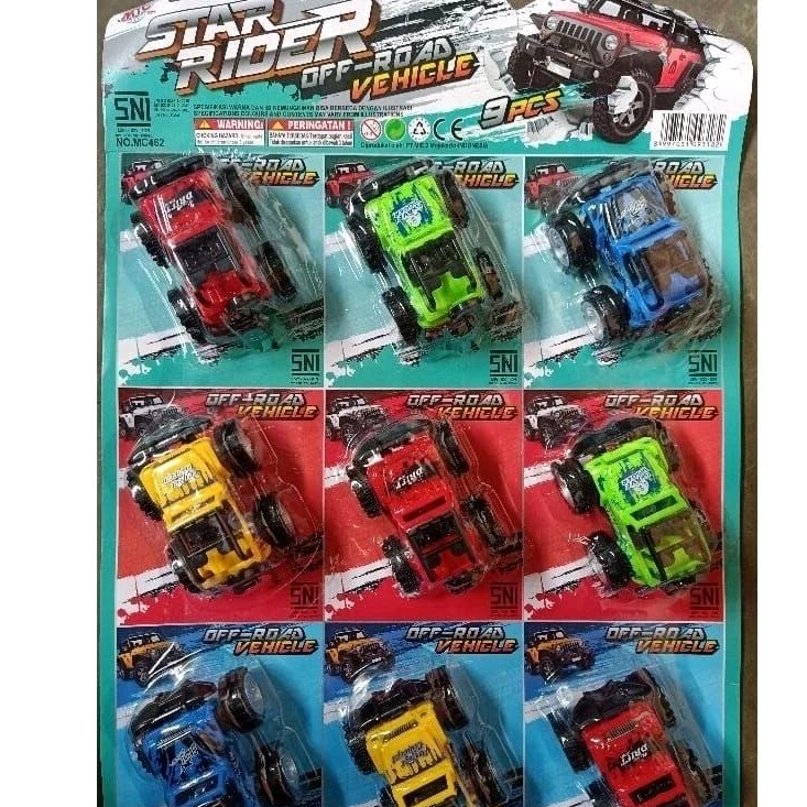 Jual MC 462 mainan mobil jeep baru super bagus PULL BACK / MAINAN MOBIL ...