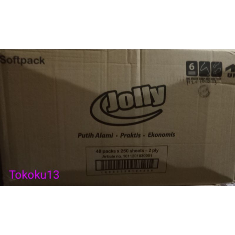 Jual Tissu Jolly 250 Sheet 1 Ball (Isi 48 PCS) | Shopee Indonesia