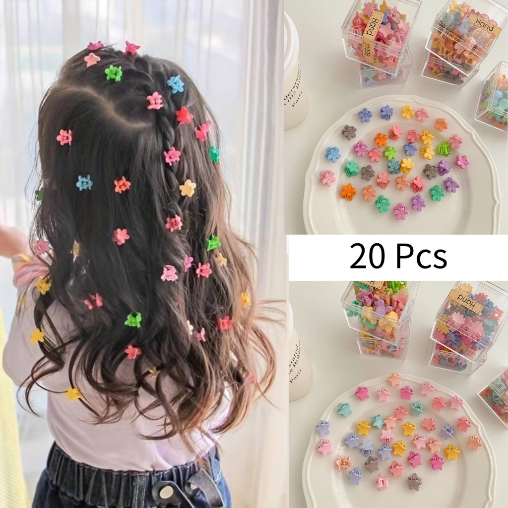 Jual 20 Pcs Set jepit rambut mini termasuk aksesoris rambut wanita ...