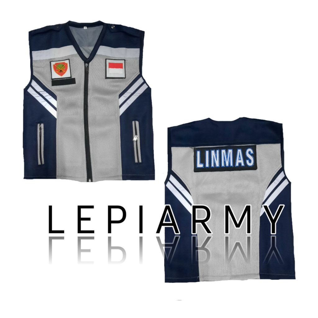 Jual Rompi Linmas / Hansip / Satlinmas Bahan Tebal Double Mes Logo ...