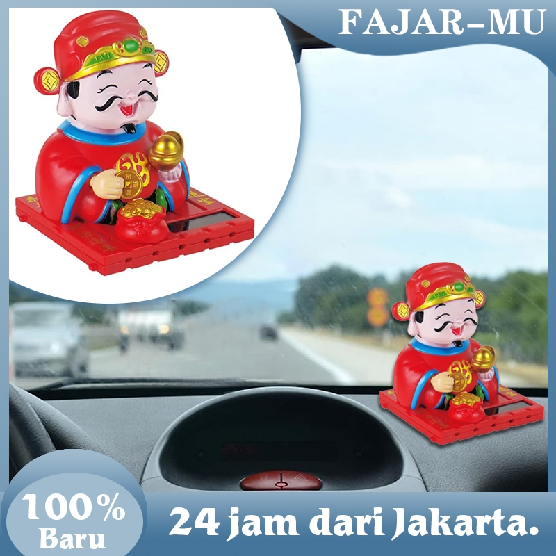 Jual Pajangan Dewa Rezeki Pajangan Solar Dewa Uang Kecil Caishen Dewa ...