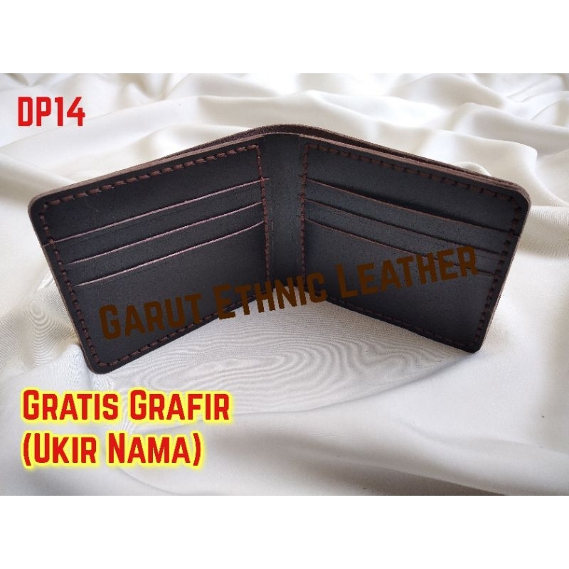 Jual Dompet Kulit Pendek Pria Pull Up Premium Full Kulit Asli Garut ...