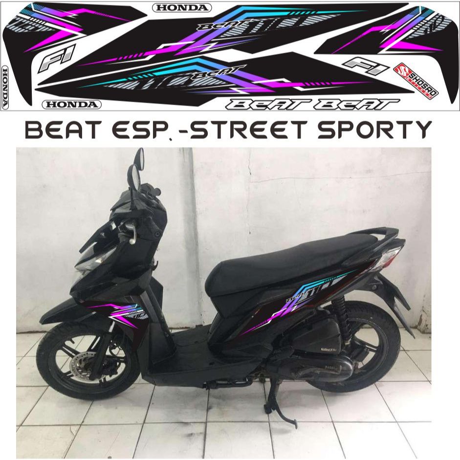 Jual DECAL STRIPING LIS BODY MOTOR BEAT ESP 2017 -2018 TIPE DONAT ...