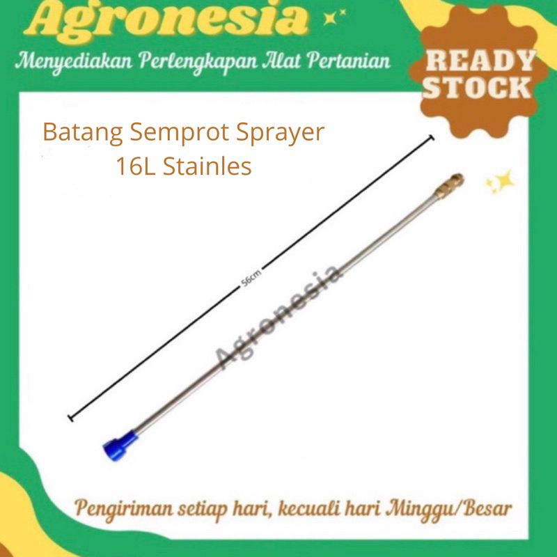 Jual Batang Semprot Stainless Sprayer 16L/ Semprotan hama (L) | Shopee ...
