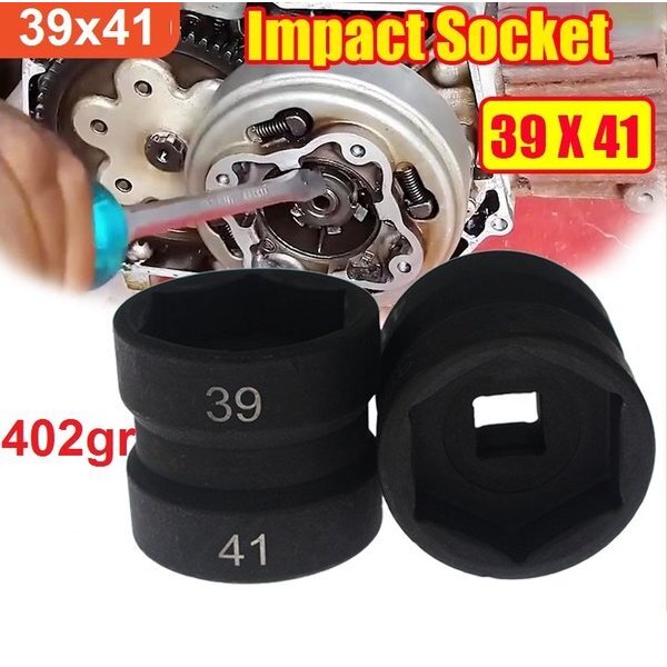 Jual (AMTECH) Mata Sock Kopling 39 x 41 mm Kunci CVT Double Head Socket Sock Sok Kunci Mur ...