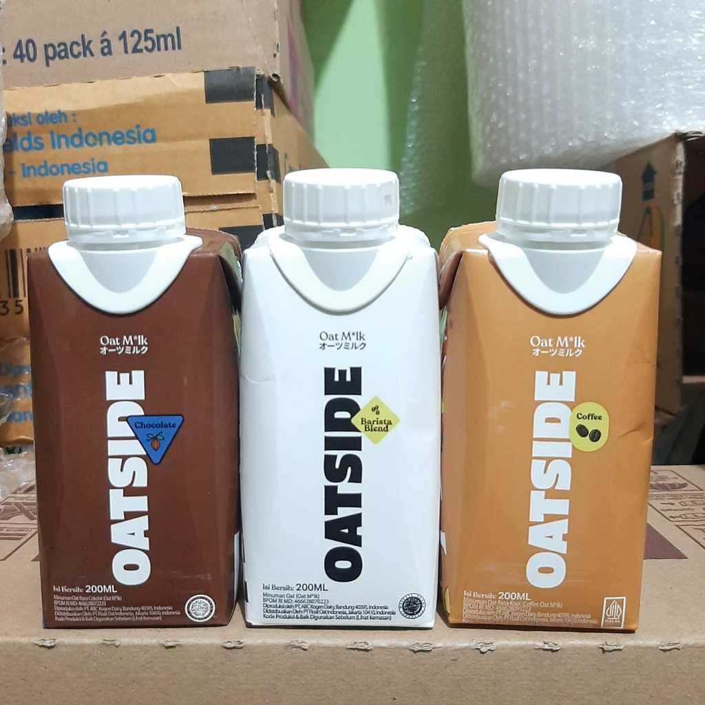 Jual OATSIDE Mini Cap Oat Milk 200 ml Kemasan Tutup Botol [KARTON ...