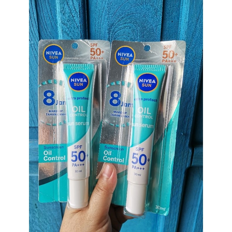 Jual NIVEA Sun Serum Oil Control Spf 50 Pa+++ 30ml | Shopee Indonesia