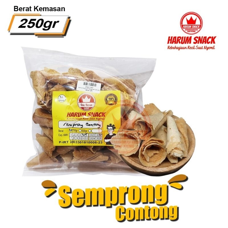 Jual SEMPRONG CONTONG JAHE 250 gram [Harum Snack Official] | Shopee ...
