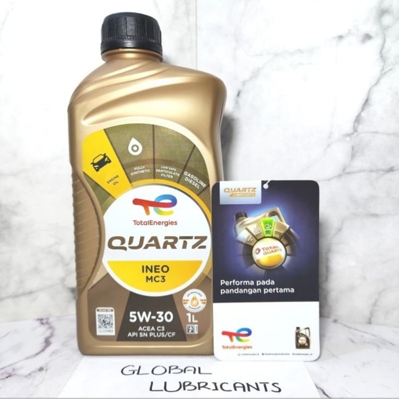 Jual ALL NEW! Total Energies Quartz INEO MC3 5W-30 GM Dexos 2/ SN PLUS ...