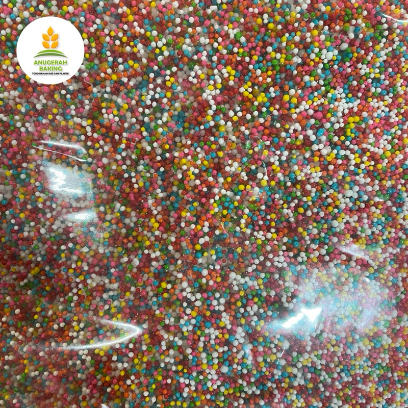 Jual [ELMER]Sugar Sprinkle/Spikel hiasan kue warna warni/ Permen warna ...