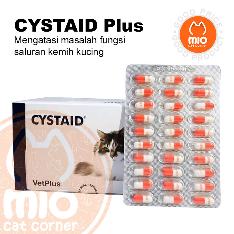 Jual CYSTAID Obat Susah Kencing Kucing Urinary FLUTD Suplemen | Shopee ...