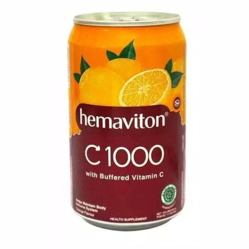 Jual Hemaviton C 1000 kaleng rasa orange 330 ml | Shopee Indonesia