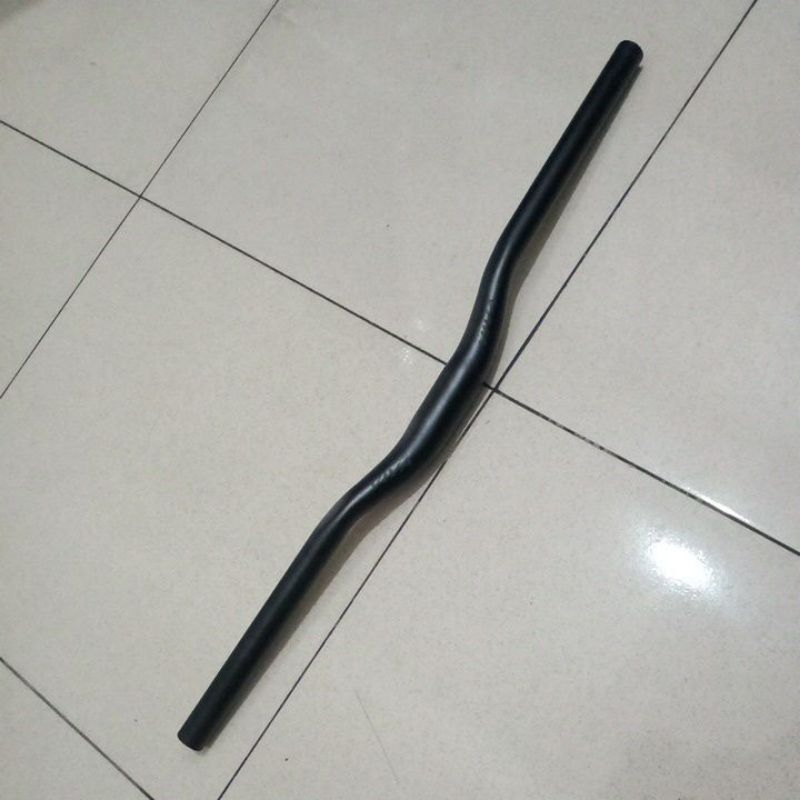 Jual stang sepeda mtb besi oversize 31.8mm hitam polos 62cm | Shopee Indonesia