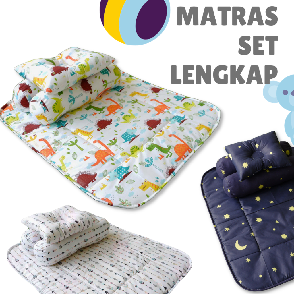 Jual Matras Waterproof Set Lengkap Bantal Guling Bayi Alas Tidur Anti ...