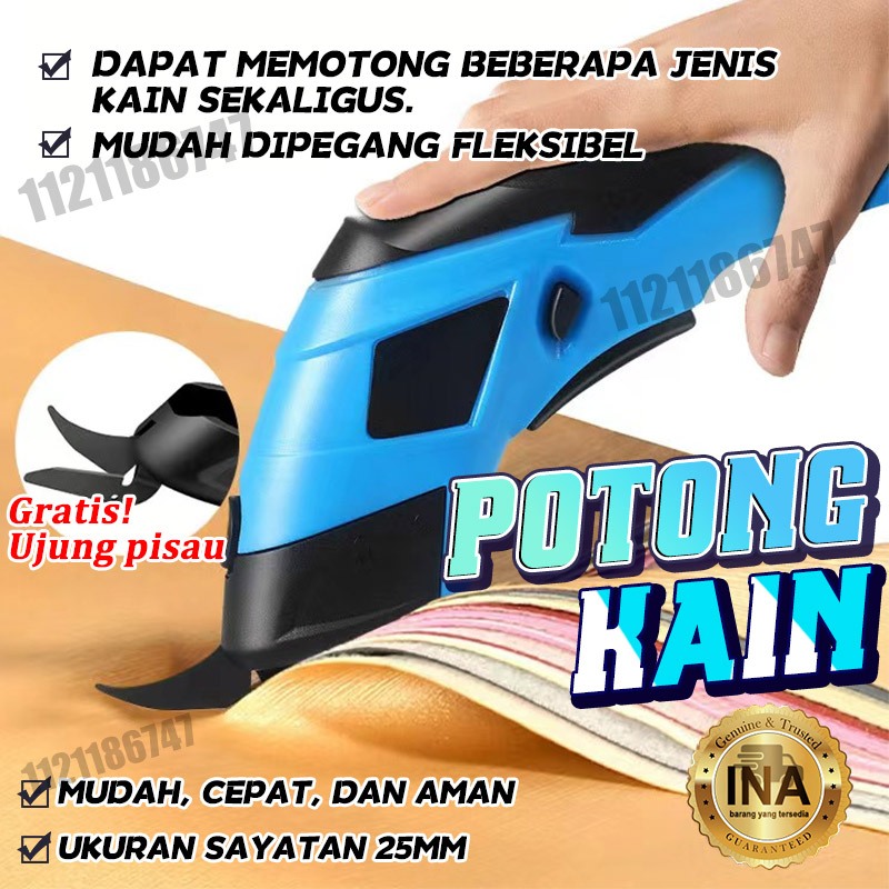 Jual Banyak kain tersedia!Gunting/Portabel gunting elektrik Aman dan ...
