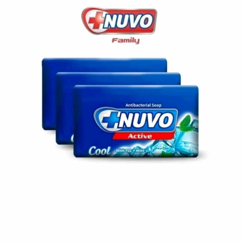 Jual SABUN BATANG NUVO ACTIVE COOL ISI 72GR/ NUVO FAMILY SOAP | Shopee Indonesia