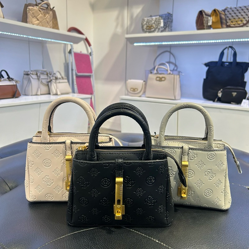 Jual Tas Guess JAMES LOGO MINI SATCHEL | Shopee Indonesia