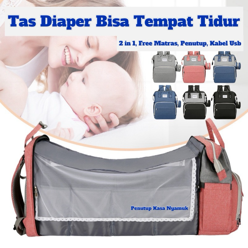 Jual Tas Bayi 6032 - Tas Ransel Bayi 2in 1 “Sunshine Deer” Diaper Bag ...