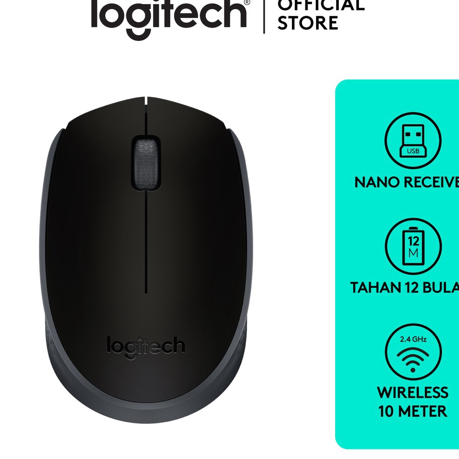 Jual Paling Laris! Logitech M170 Mouse Wireless untuk Windows, Mac ...