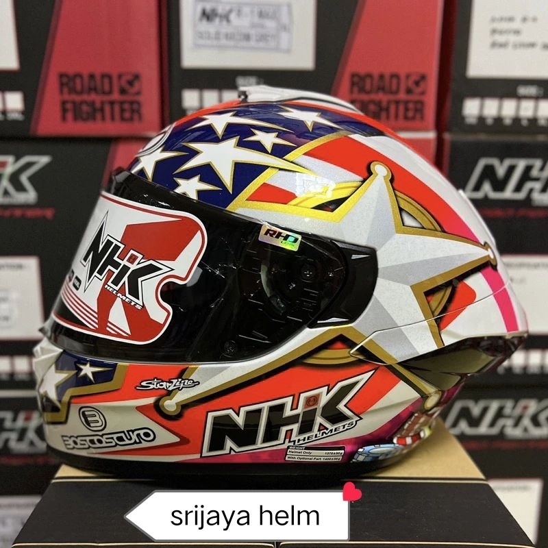 Jual HELM NHK MARK-1 GP EDITION PULL MOTIP | Shopee Indonesia