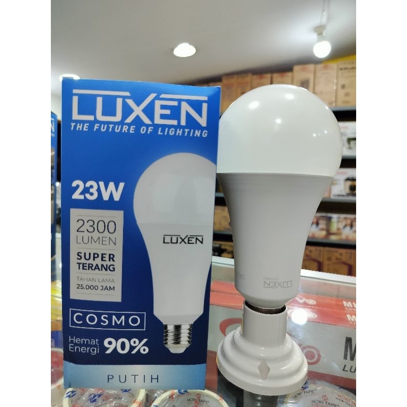 Jual Lampu Led Luxen 23 Watt Led Bulb Cosmo Putih | Shopee Indonesia