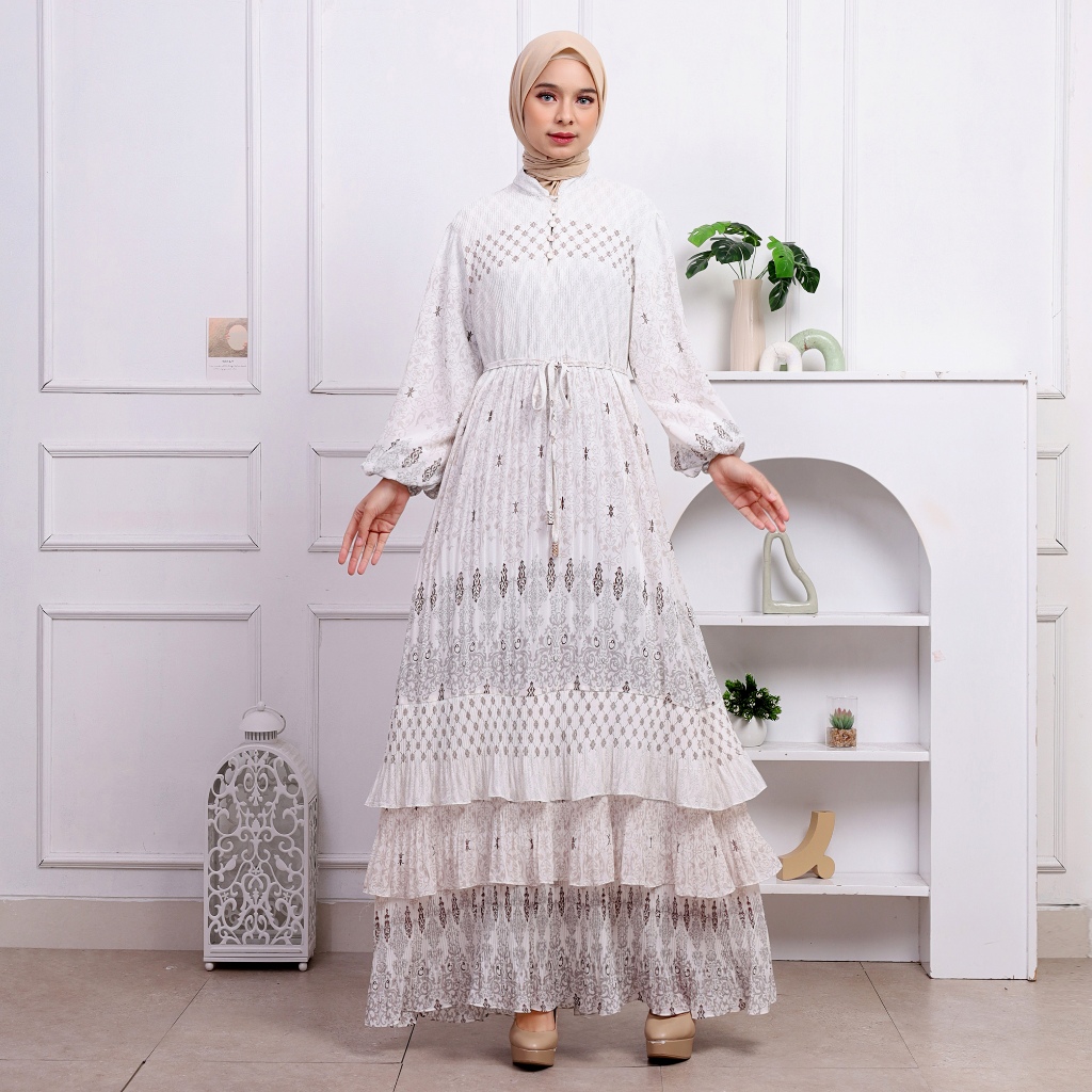 Jual Gamis Maxy Dress Ceruti CRT Adinda | Shopee Indonesia