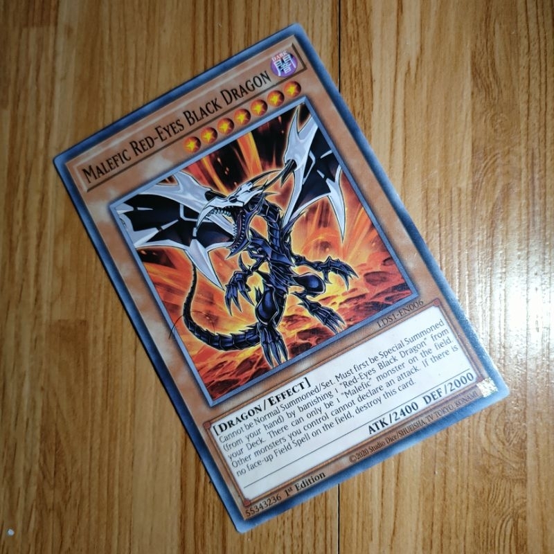 Jual TGC Yu-Gi-Oh - Malefic Red Eyes Black Dragon | Shopee Indonesia