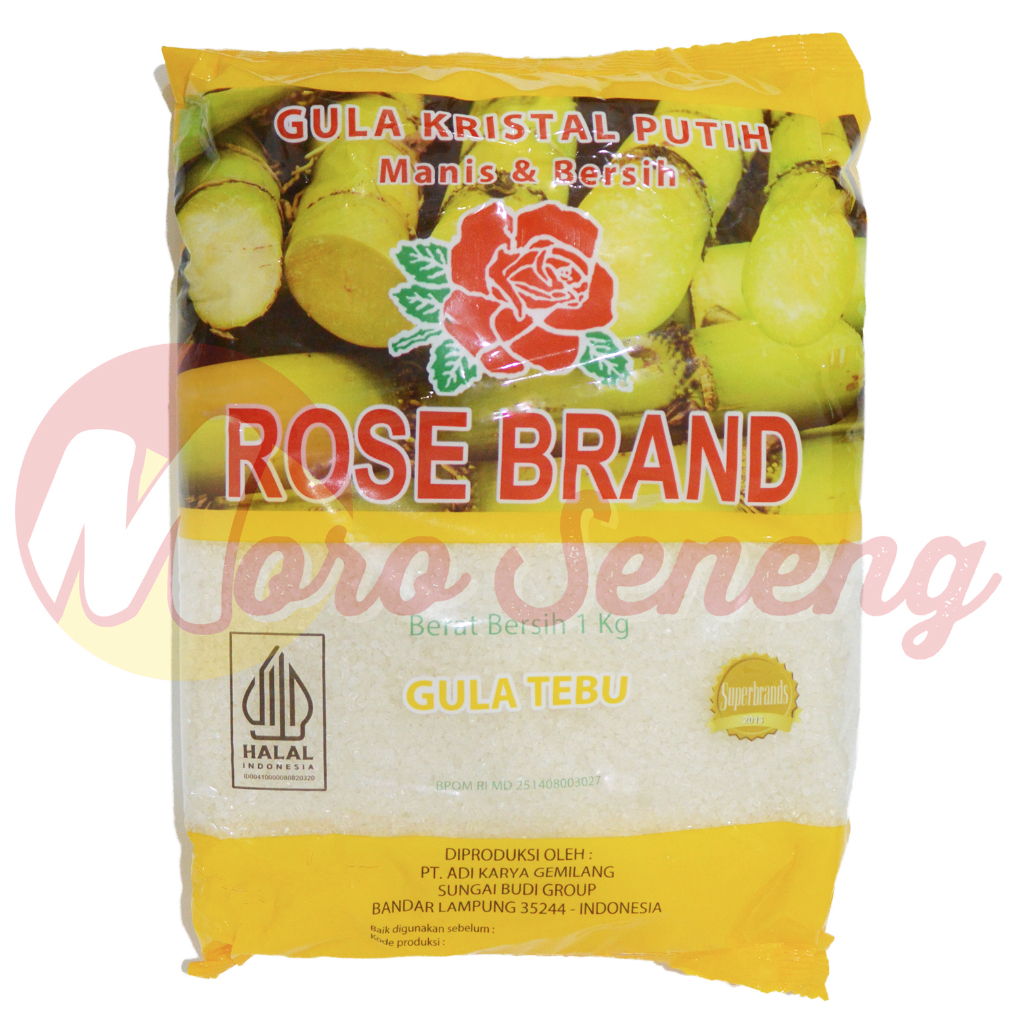 Jual Gula Rose Brand Kuning Tebu 1 kg Rosebrand Pasir 1kg | Shopee ...