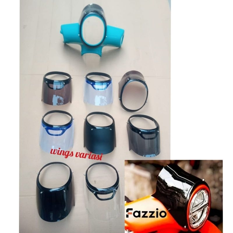 Jual Visor Windshield Fazzio / Cover Windshield Fazzio / Cover Headlamp ...