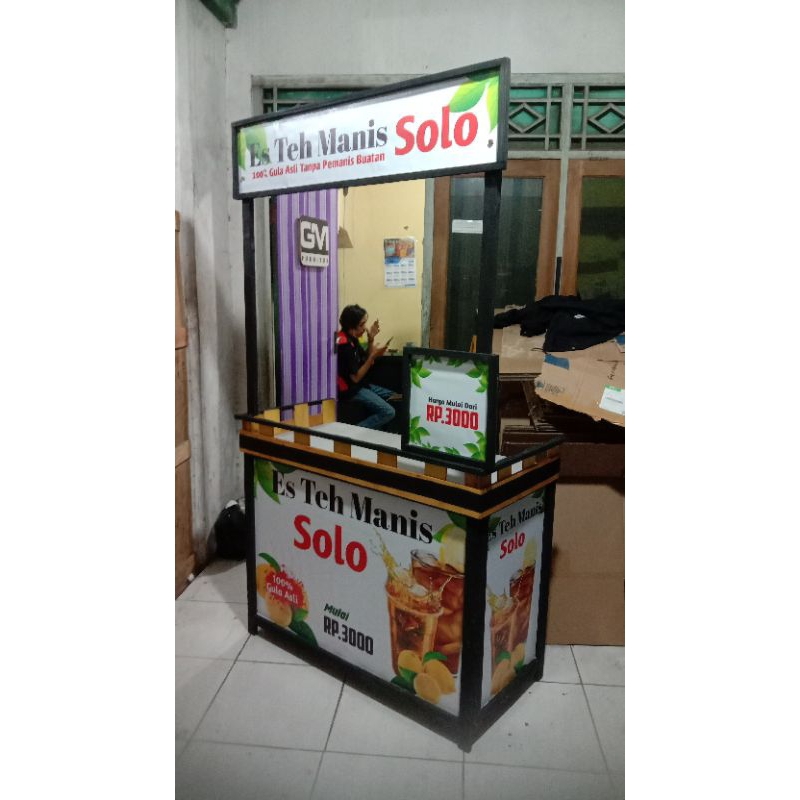 Jual TEH SOLO Booth portable /stand portable /gerobak bongkar pasang ...