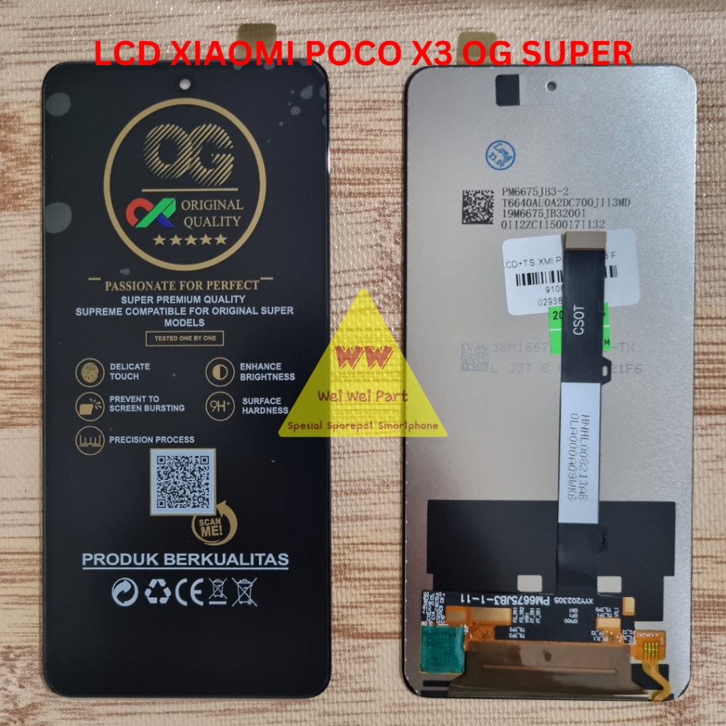 Jual OG Super ~ LCD Touchscreen Xiaomi Poco X3 / X3 pro Big Glass Black ...