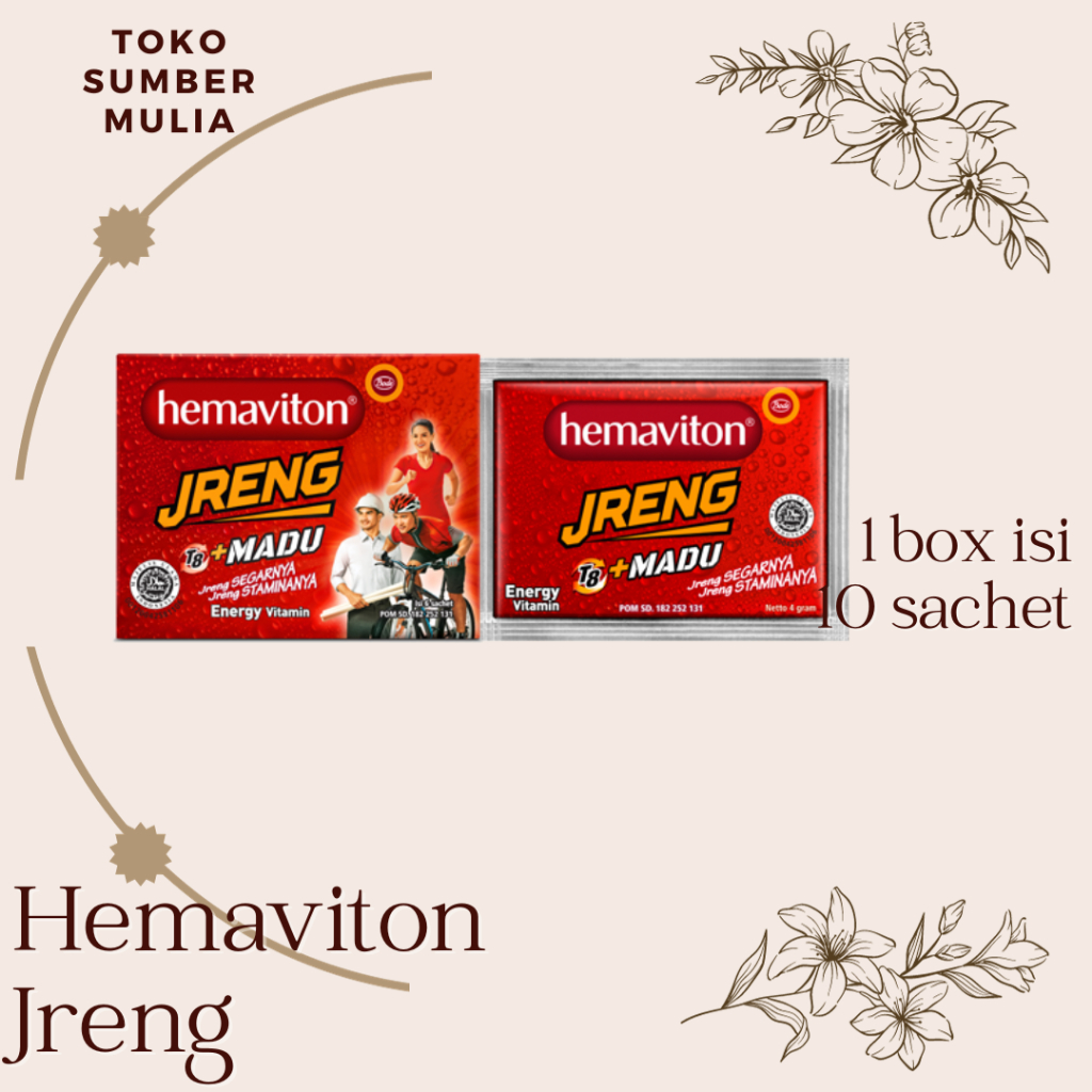Jual Hemaviton Jreng 1 Box 10 Sachet | Shopee Indonesia
