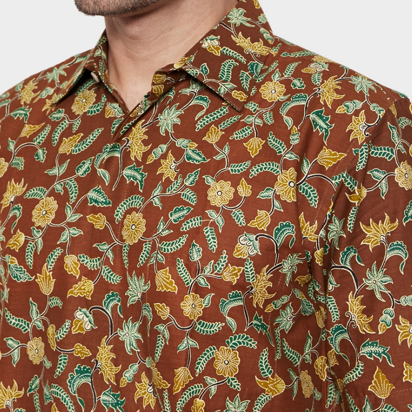 Jual Batik Semar Kemeja Lengan Panjang Batik katun | Shopee Indonesia