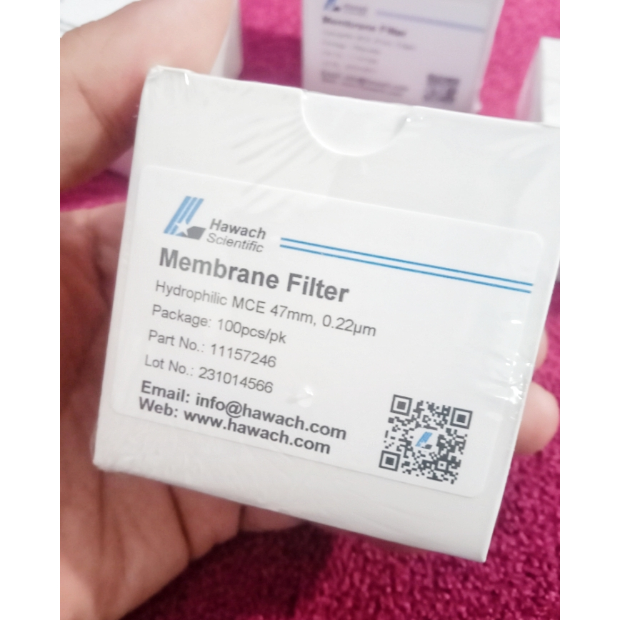 Jual MCE Membrane Filter Diameter 47 mm Pori 0.22 Um Hawach Scientific ...