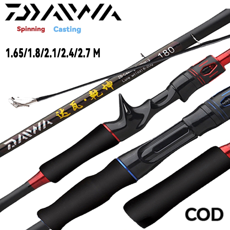 Jual DAIWA 2 Bagian 1.65M-2.7M Joran Pancing Travel Portable Joran Pancing Casting/Tongkat Umpan ...