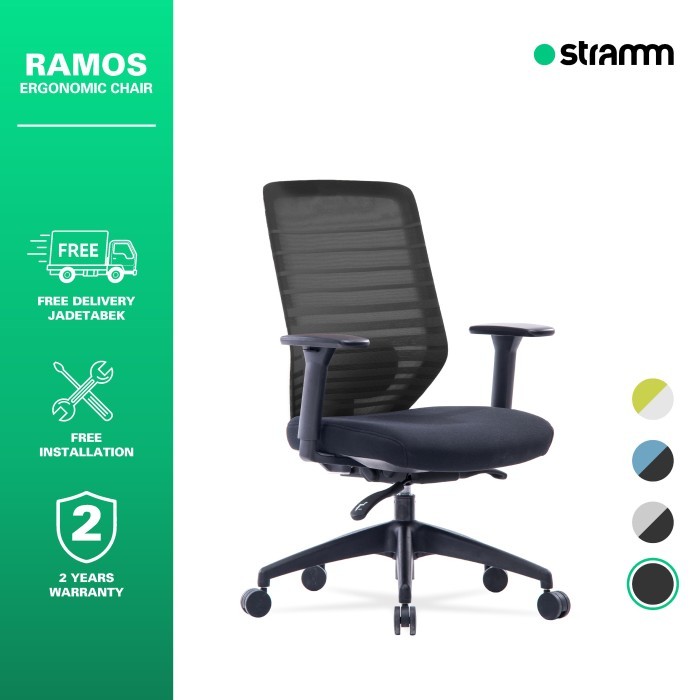 Jual Kursi Kantor Ergonomis Stramm Ramos II | Shopee Indonesia
