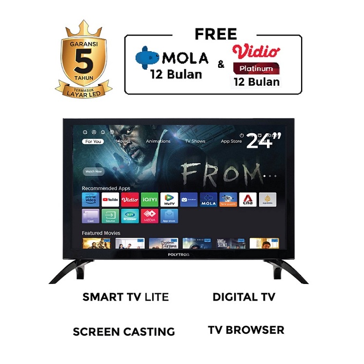 Jual Polytron LED TV PLD 24CV1869 PLD 32CV1859 40CV8969 43CV1569 Easy Smart 24 Inch 32 Inch 40 ...