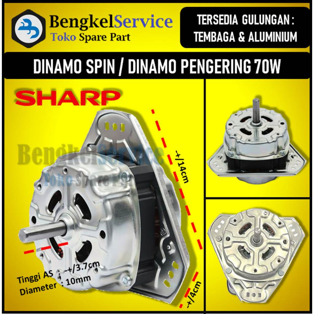 Jual Dinamo SPIN PENGERING Motor Mesin Cuci Sharp | Shopee Indonesia