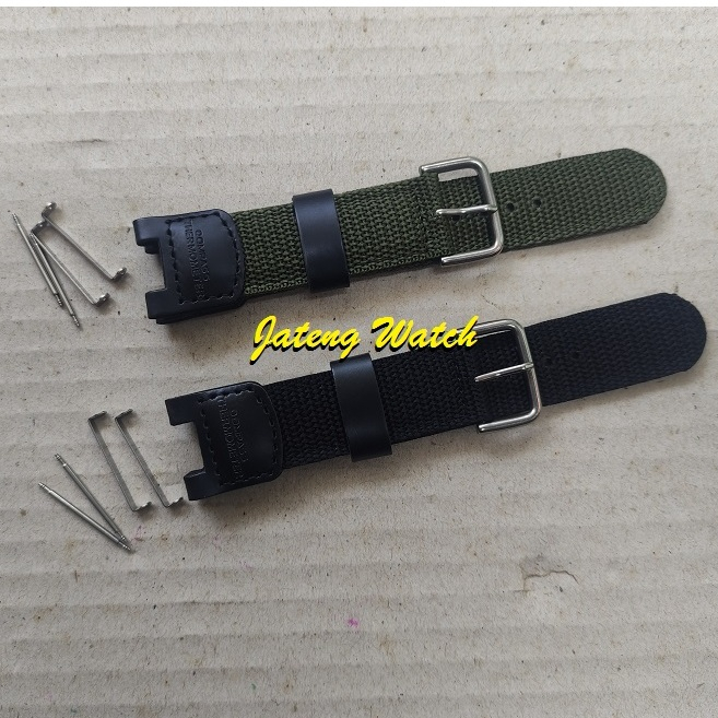 Jual Tali atau Strap Nilon Canvas Untuk Casio SGW-100 SGW-200 PAS-400B ...