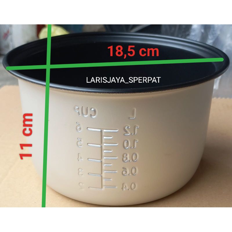 Jual PANCI RICE COOKER/MAGICOM UKURAN 1,2 LITER RRT UMUM TINGGI 11 CM ...