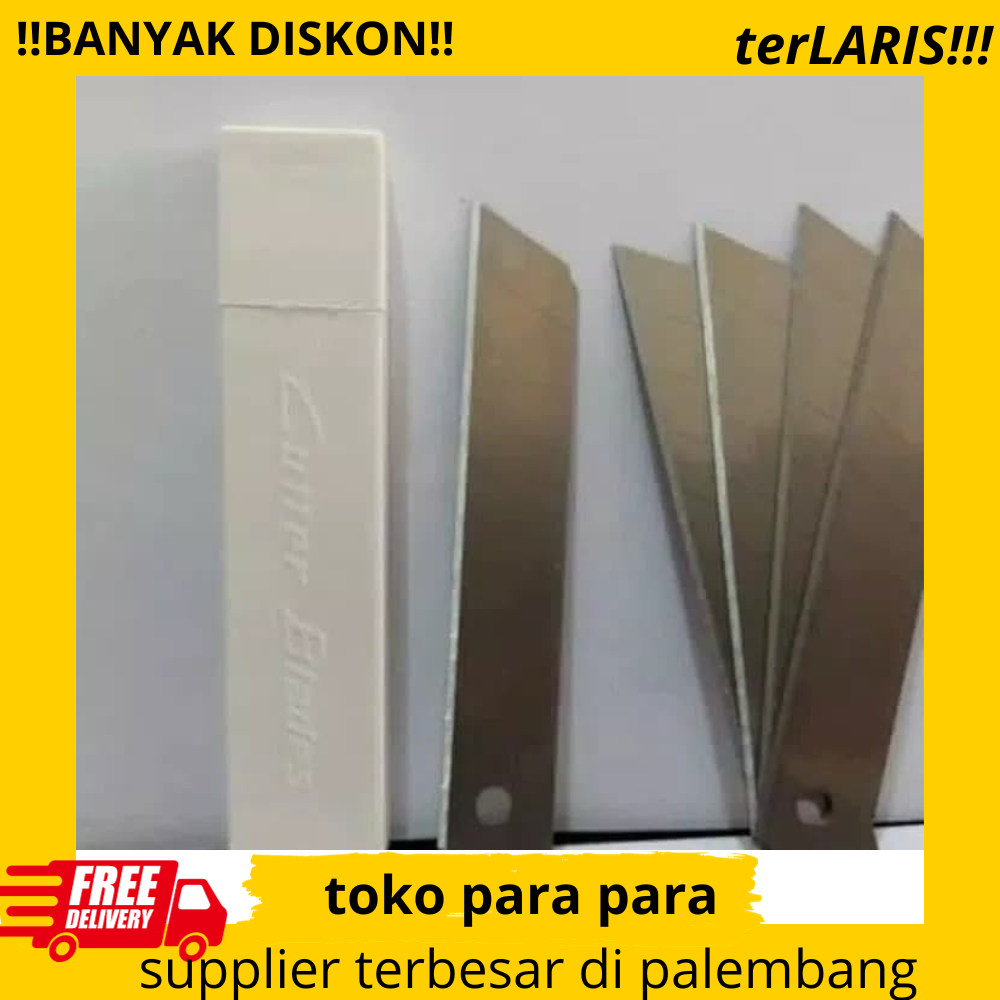 Jual isi carter cutter kenko L500 isi pisau karter besar isi 5pcs ...