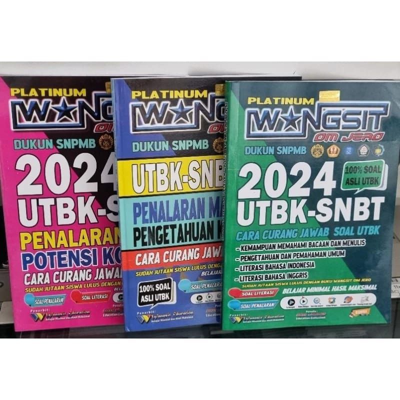 Jual BUKU WANGSIT OM JERO SNBT 2024 ISI 3 BUKU | Shopee Indonesia