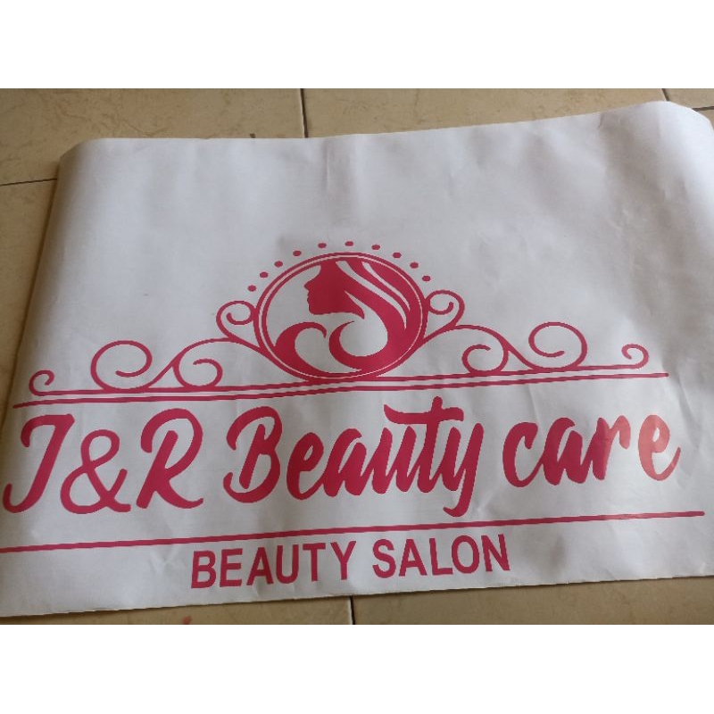 Jual cutting stiker kaca salon,wall stiker salon | Shopee Indonesia