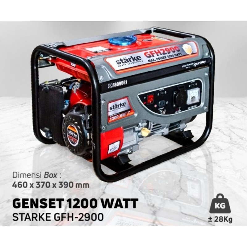 Jual Genset 1200 Watt Starke GFH 2900 | Shopee Indonesia