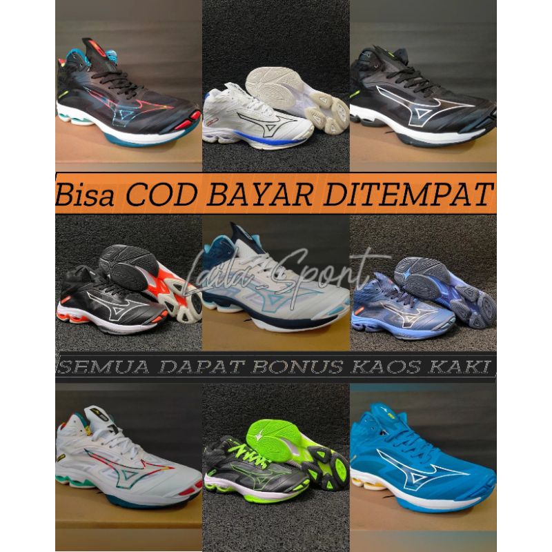 Jual Mizuno Wlz 7 Wave Lightning 7 super premium/Sepatu voli/Sepatu ...